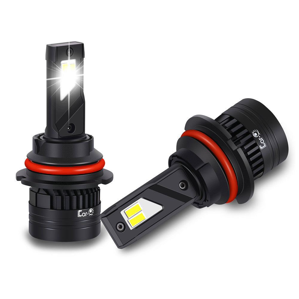 9007 LED Headlights Bulbs, 6000K Xenon White HB5 Dual High Low Beam ...