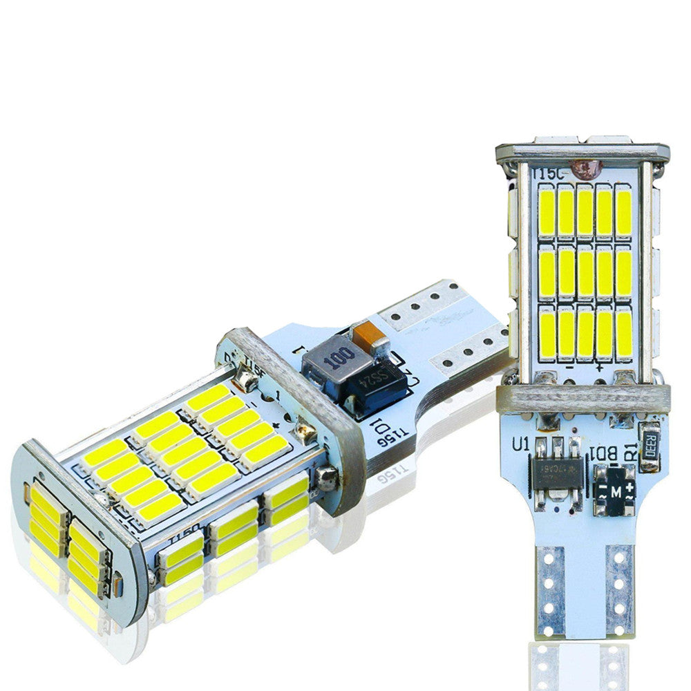 T15 912 921 LED Bulbs W16W, 6000K White Back-Up Reverse, Trunk Lights ...